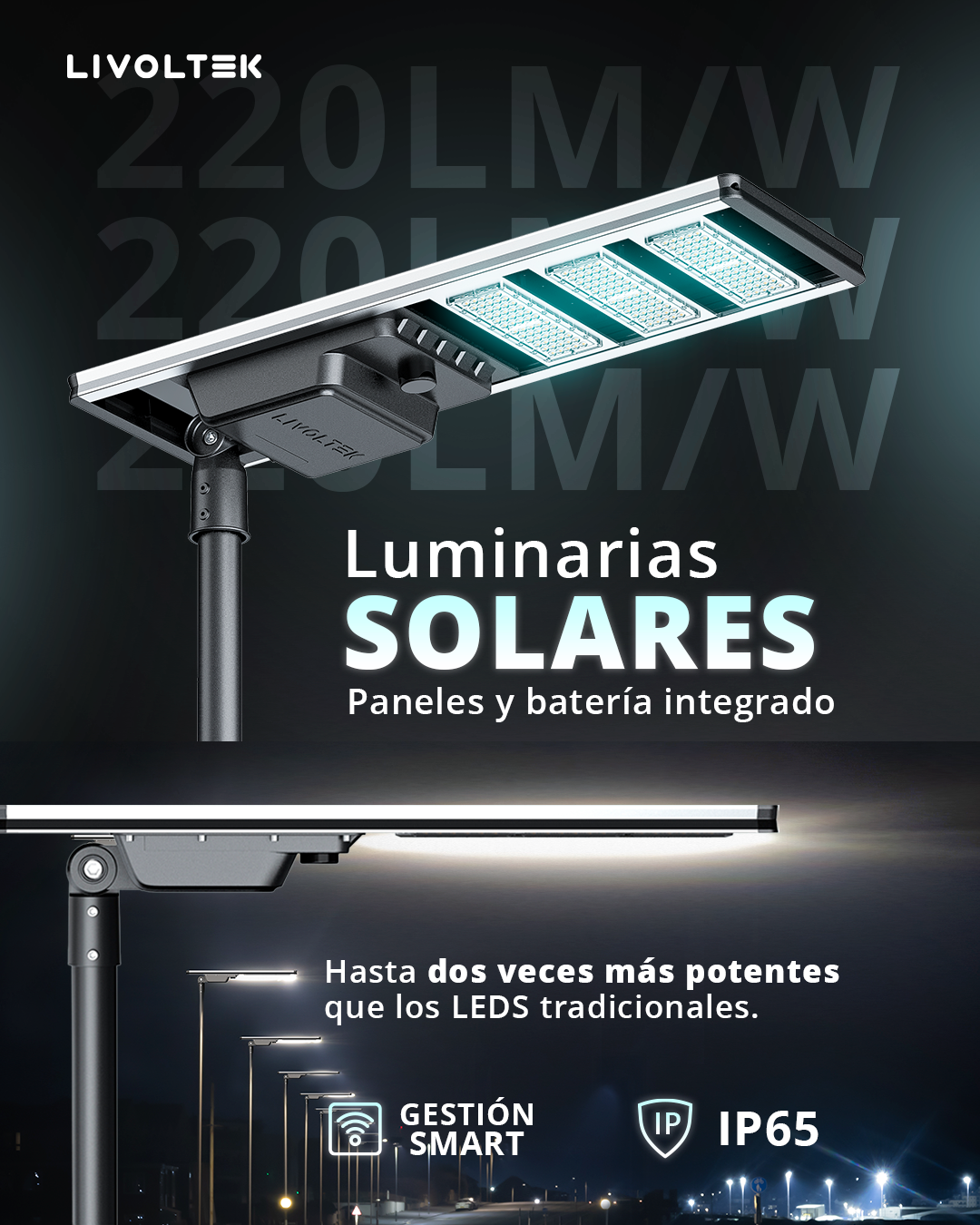 Ilumina tus espacios con energía solar: Luminarias Solares Inteligentes ...